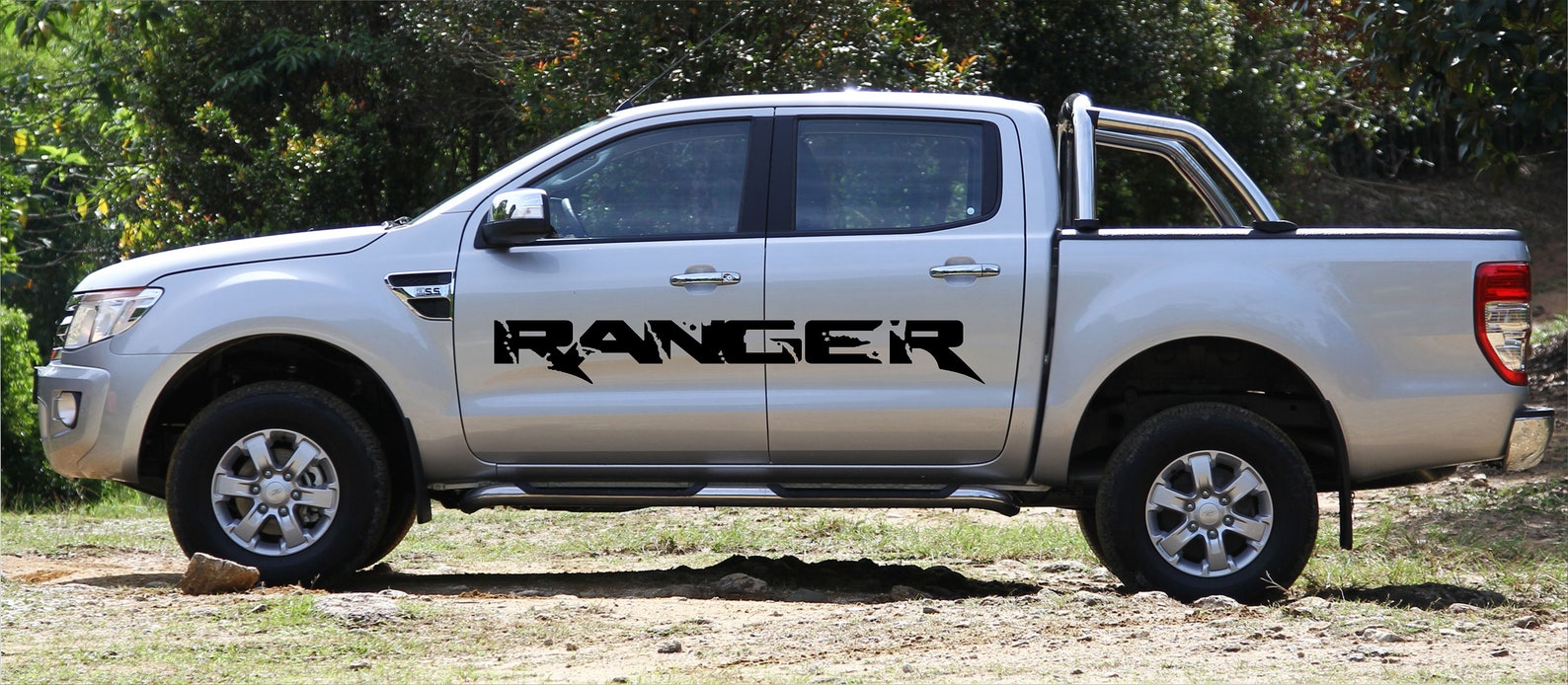 Ford RANGER- 2pcs Side Stripe Body Decal Vinyl Graphics Sticker Logo ...