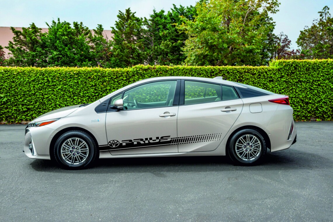 Toyota PRIUS 2pcs Side Stripe Body Decal Vinyl Graphics Sticker Logo ...