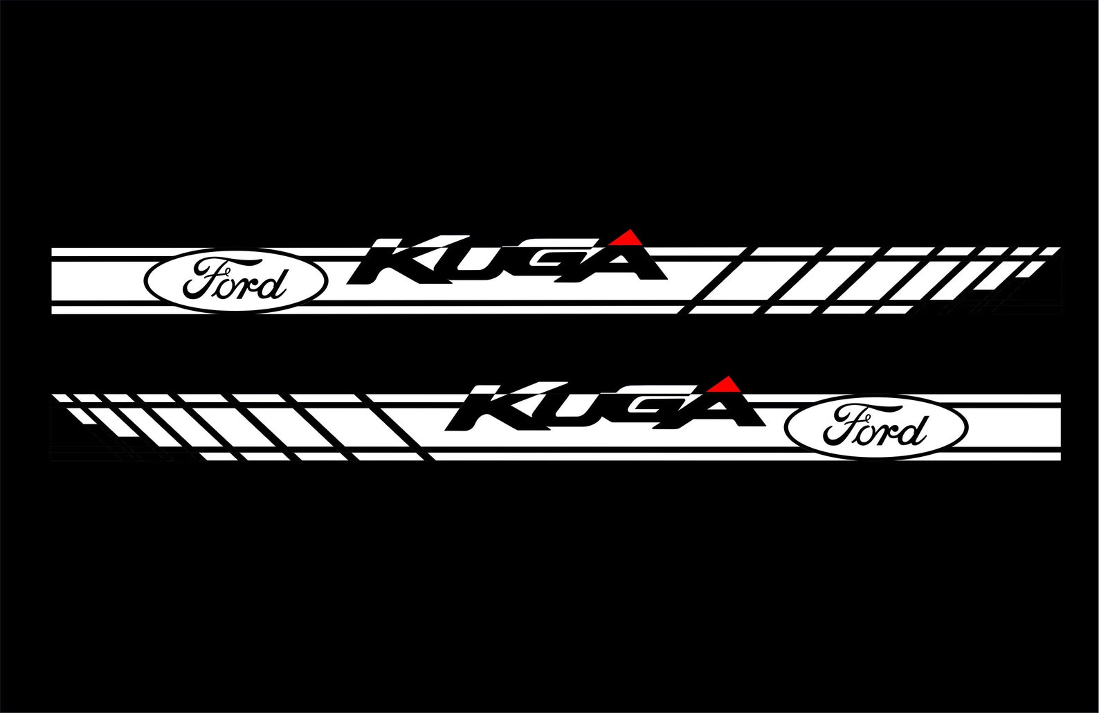 2pcs Side Stripe Body Decal Vinyl Graphics Sticker Logo High Etsy