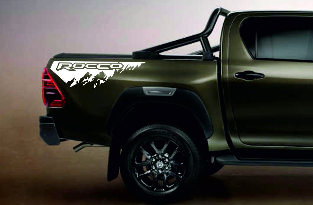 Toyota Hilux Revo Rocco 2016 2022 - 2pcs Side Stripe Body Decals Vinyl ...