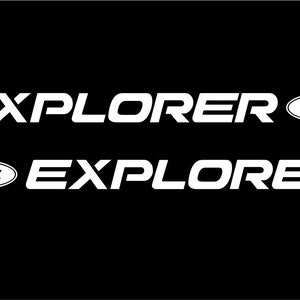 Ford Explorer - 2pcs Side Stripe Body Decal Vinyl Graphics Sticker Logo ...