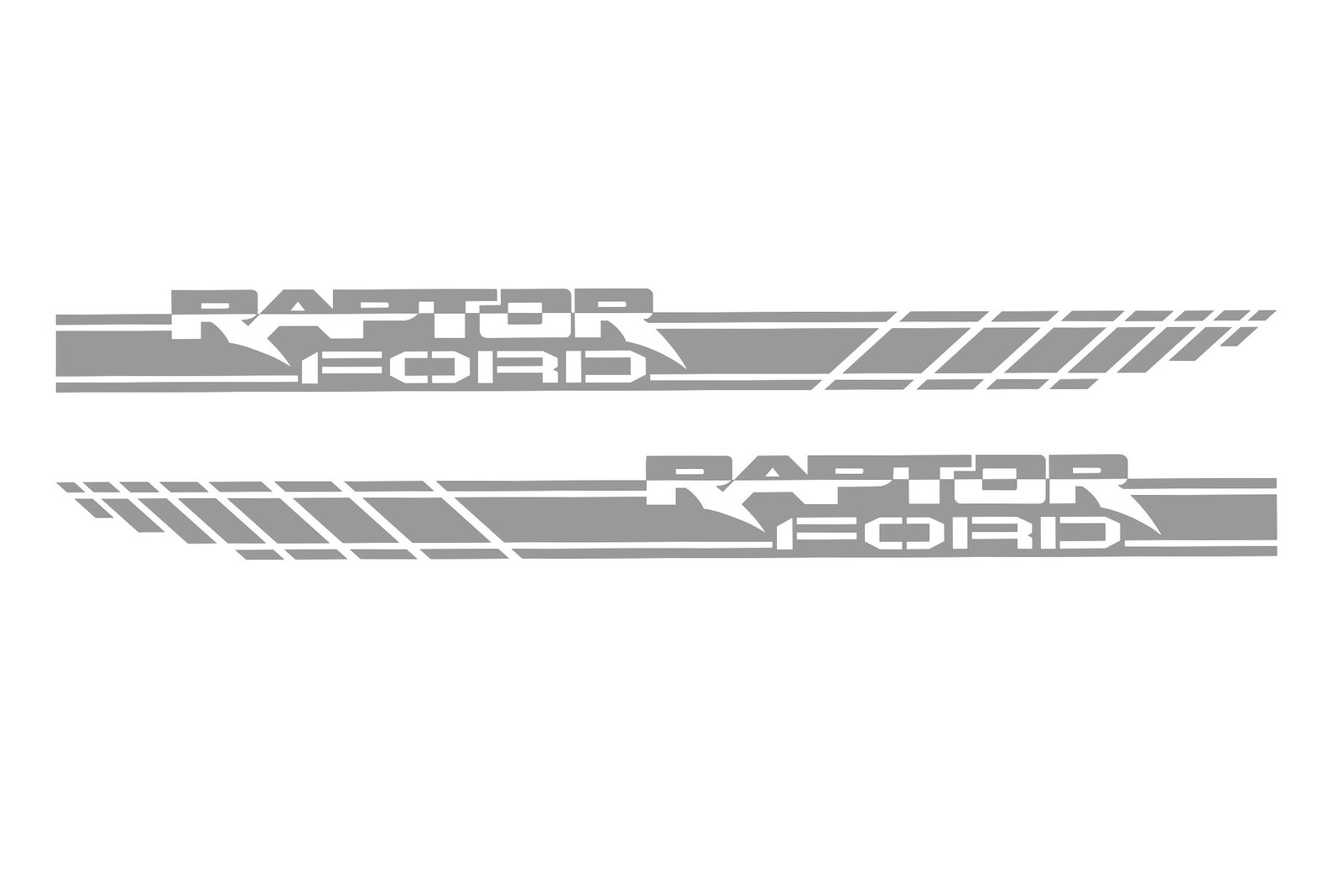 Ford RAPTOR - 2pcs Side Stripe Body Decal Vinyl Graphics Sticker Logo ...