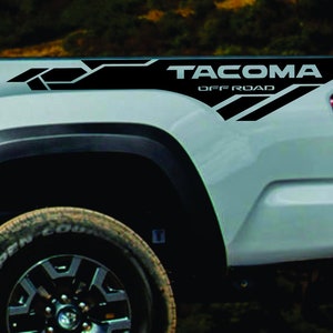 Toyota TACOMA - 2pieces Side Stripes Body Decals Vinyl Racing Graphics ...