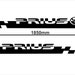 Toyota PRIUS - 2pcs Side Stripe Body Decal Vinyl Graphics Sticker Logo ...