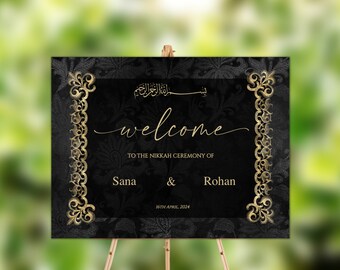 Nikah Entrance Sign - Etsy
