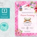 Editable Ameen Invitation Pink, Girl Ameen Card, Amin Invitation ...