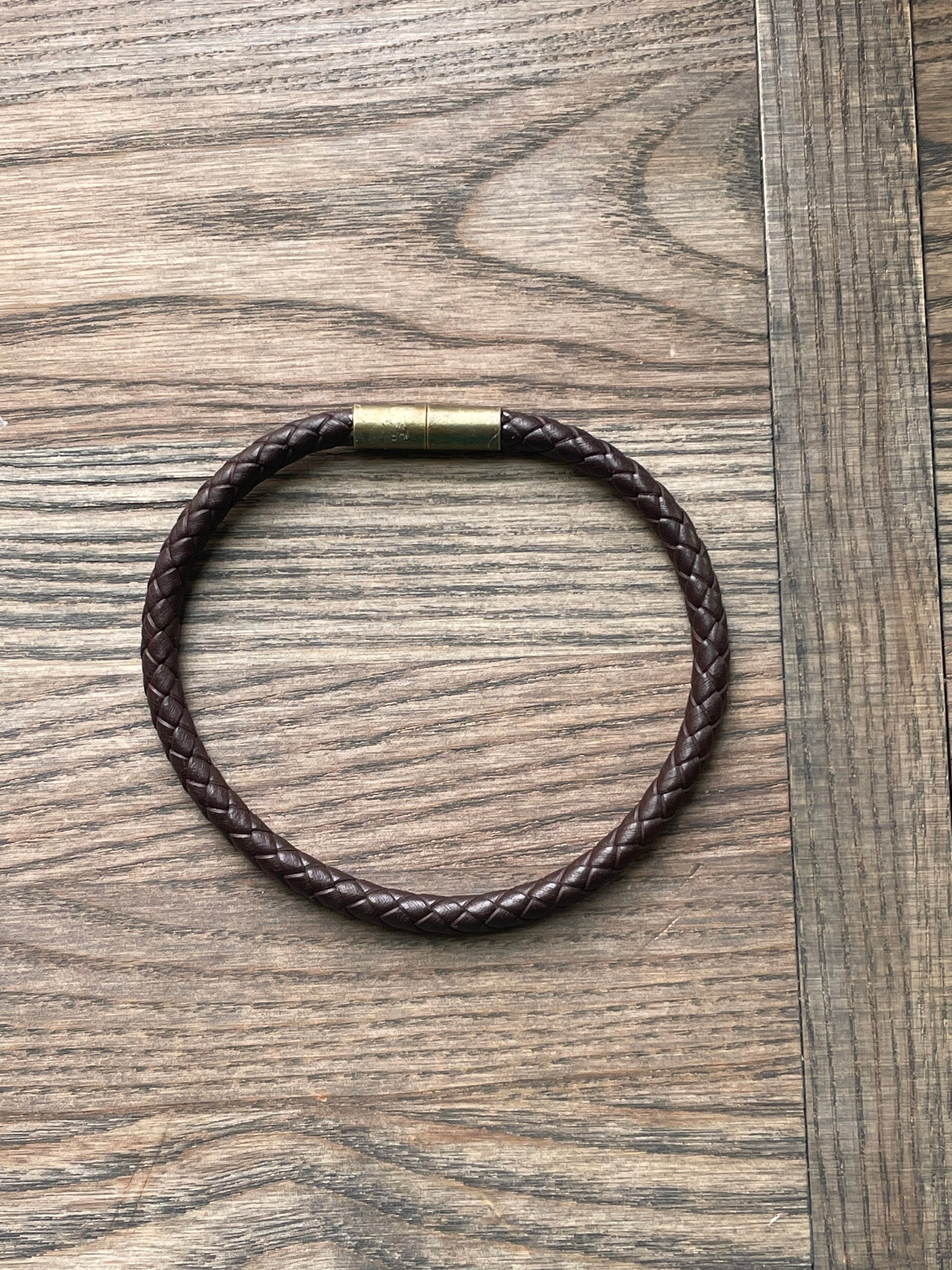 Mens Genuine Leather Woven Bracelets - Etsy