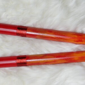 Fire-mattah-war Sticks-red Yellow Orange Praise Instruments-worship ...