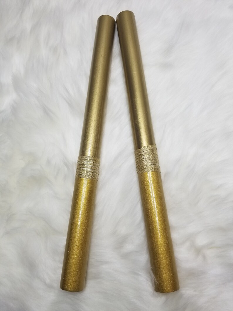 Gold Mattah-war Sticks-praise Instruments-worship - Etsy