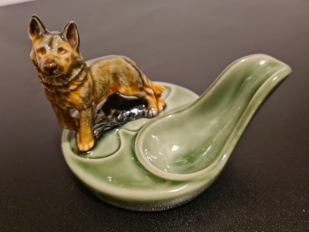 Vintage Wade German Shepherd Pipe Holder, Pipe Holder, Wade, Gift for ...
