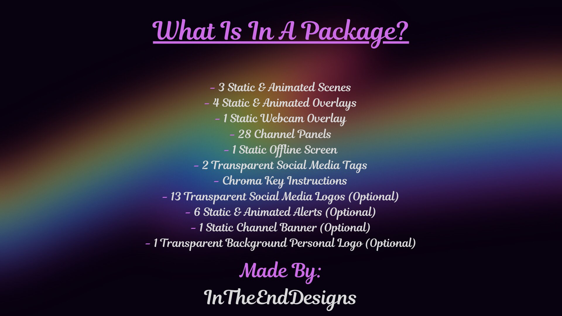 Custom Streaming Overlays - Etsy