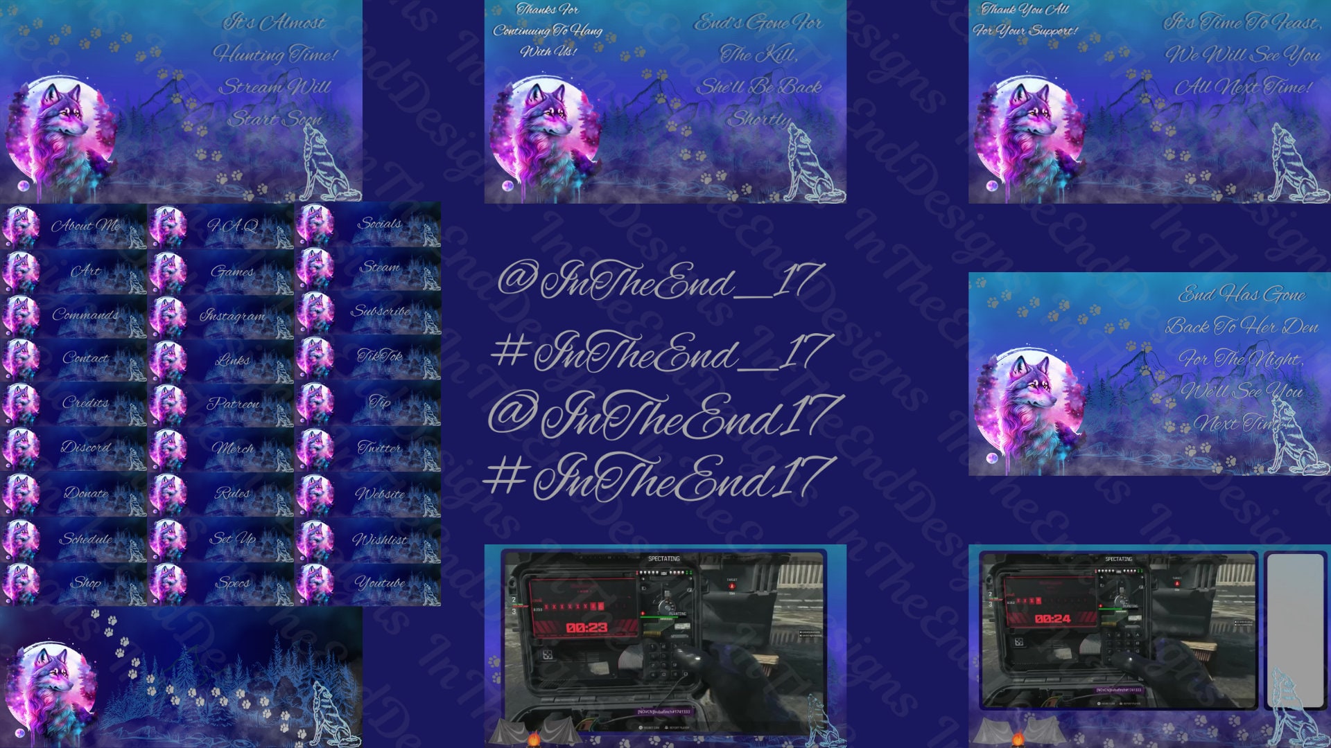 Custom Streaming Overlays - Etsy