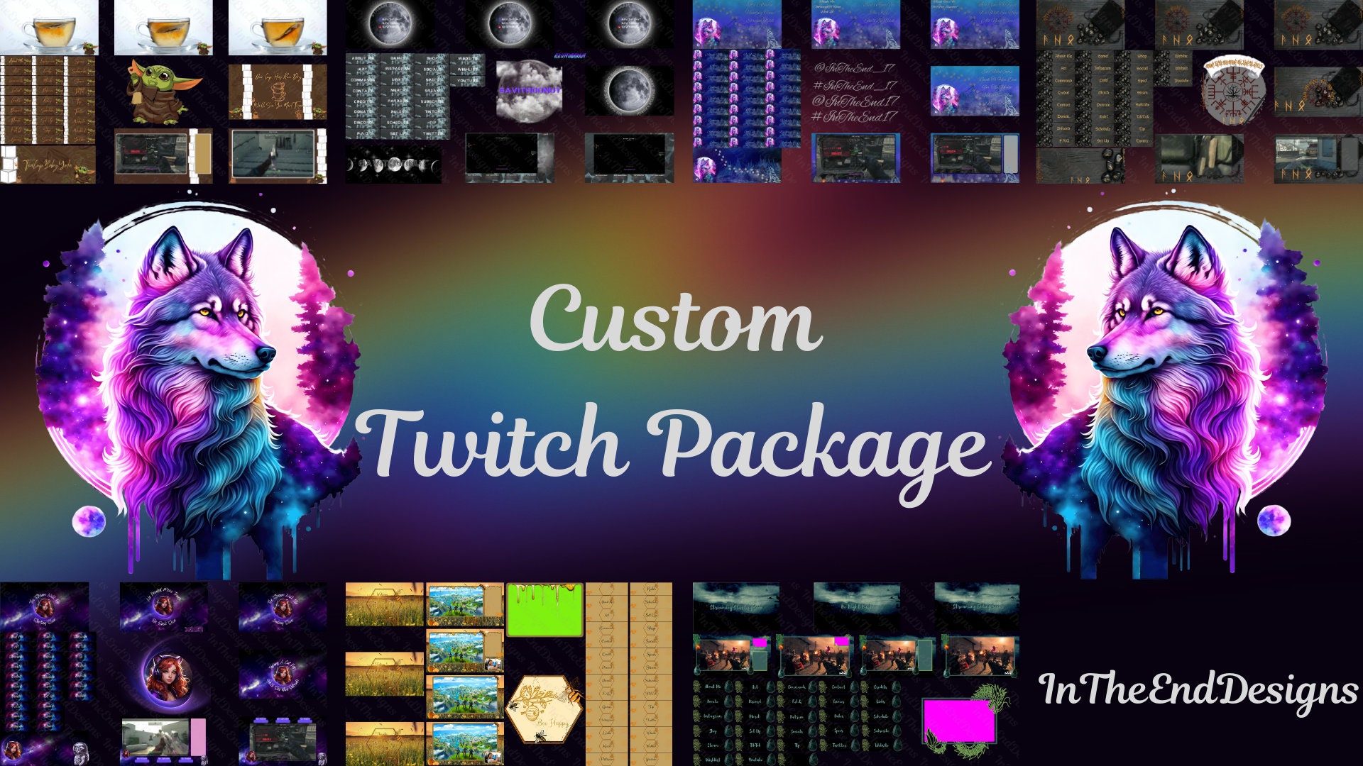 Custom Streaming Overlays - Etsy