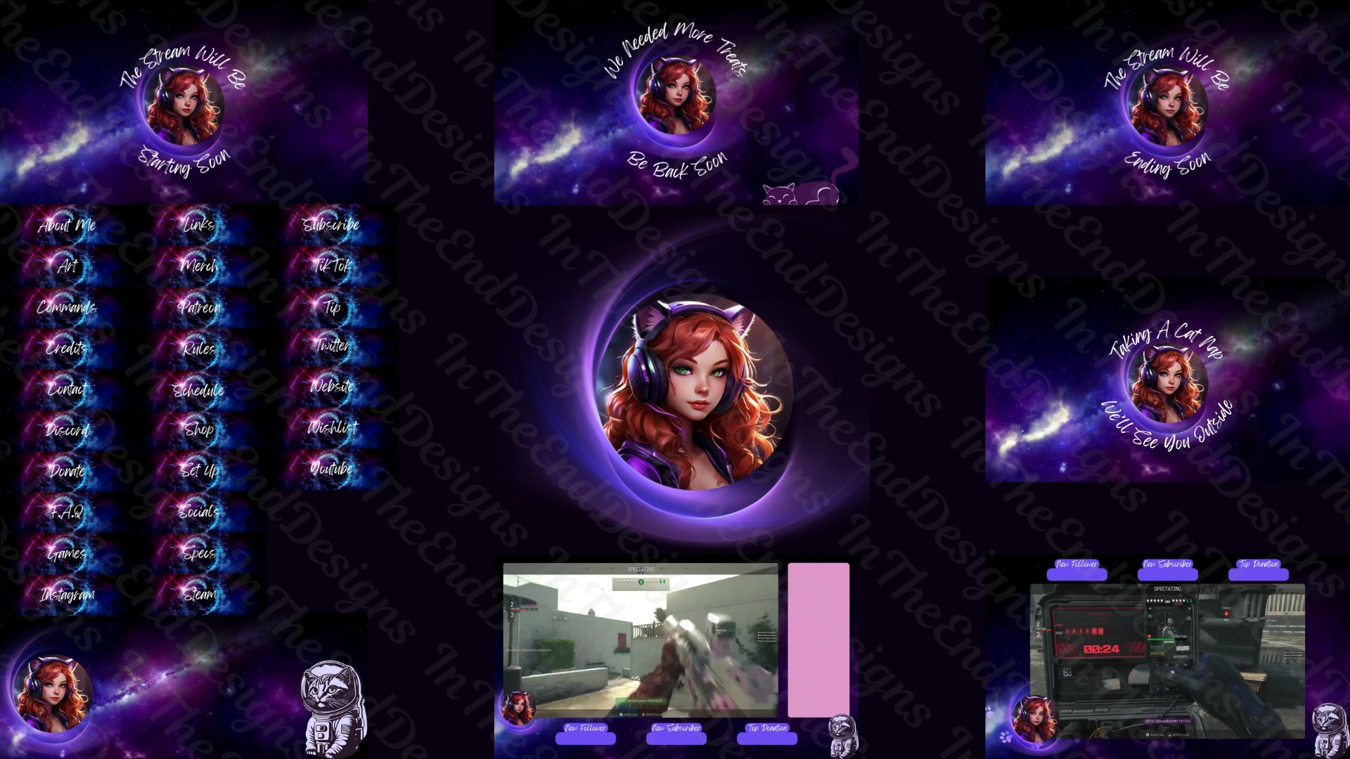 Custom Streaming Overlays - Etsy