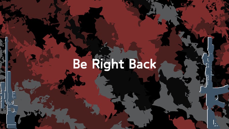 Guns and Gore Twitch Animated & Static Overlay - Etsy