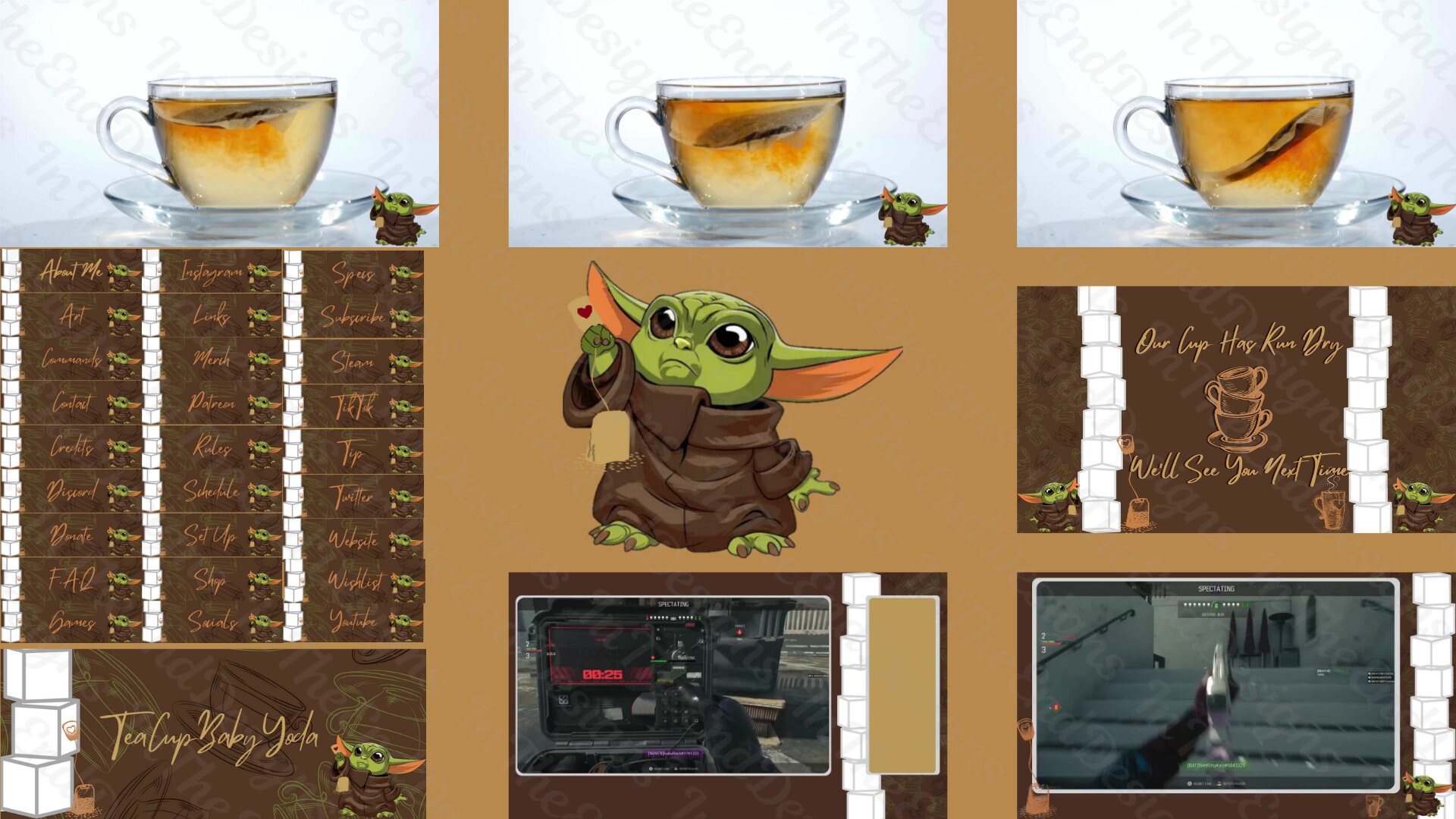 Custom Streaming Overlays - Etsy