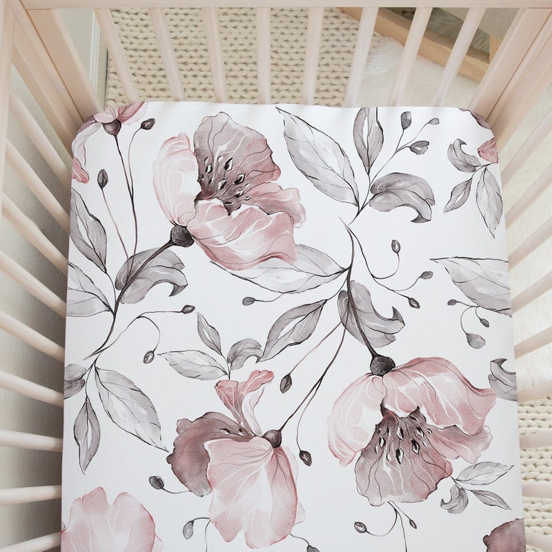 Grey Crib Set - Etsy