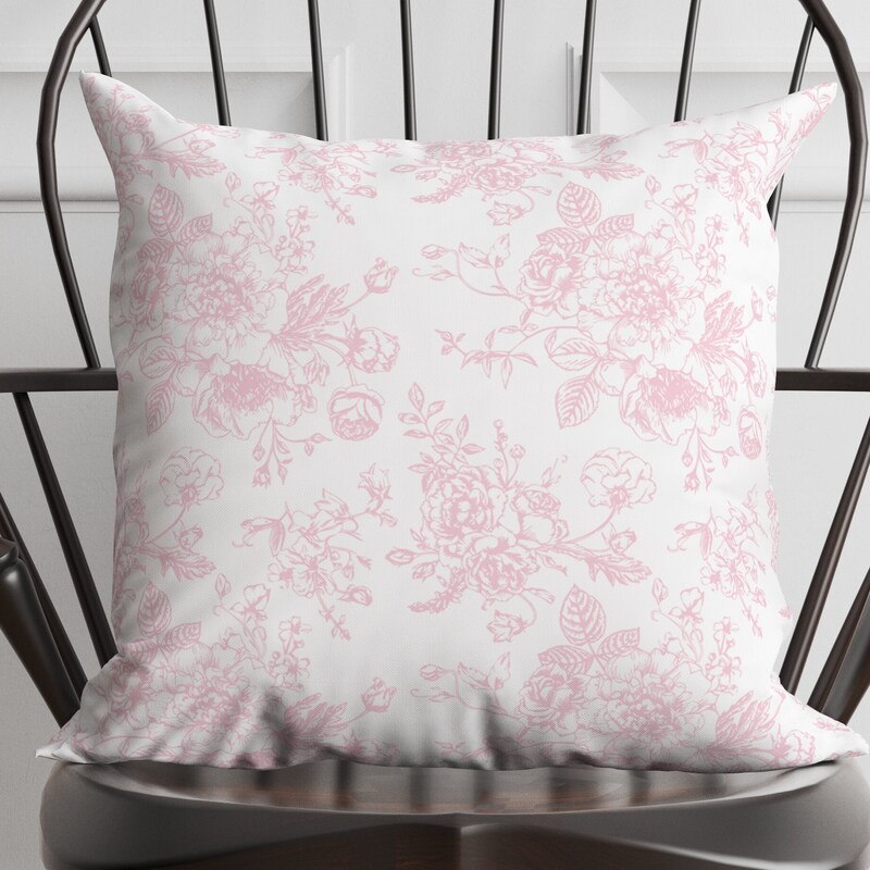 Pink Toile - Etsy