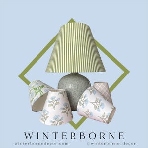 Blue Floral Sconce Shade for Chandelier or Wall Sconce Floral Patterned ...