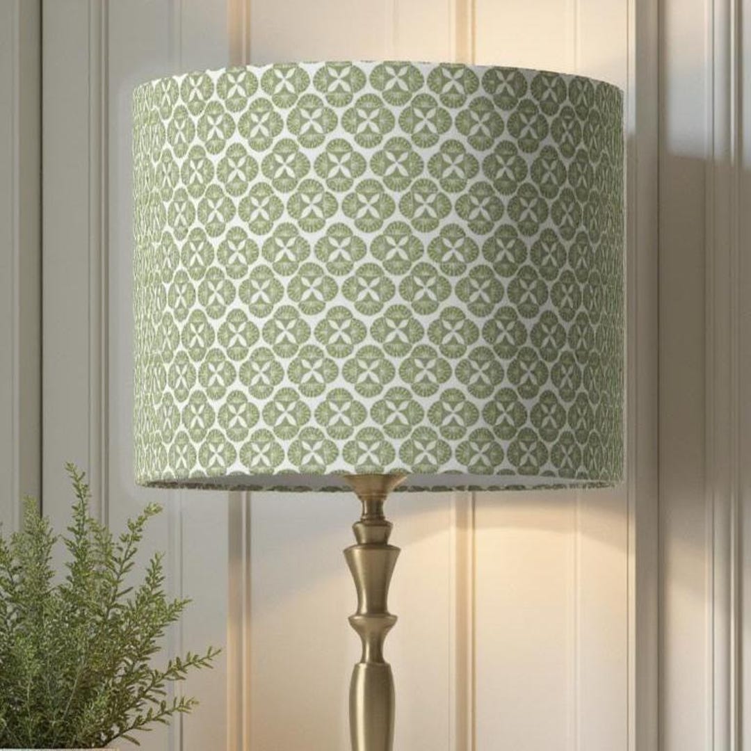 Green Lampshade Coastal Inspired Home Decor Blue and Green Decor Sea ...