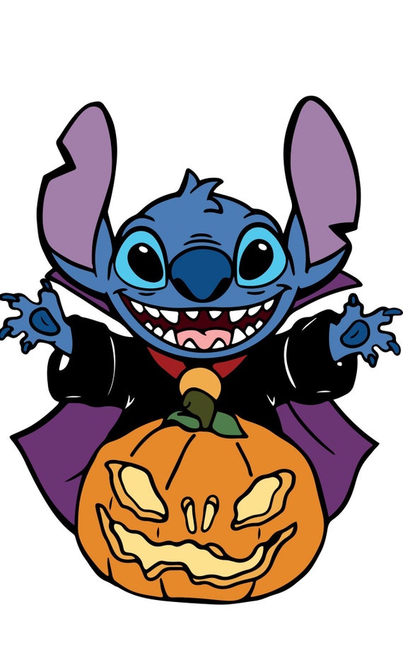 Vampire Stitch Halloween SVG - Etsy