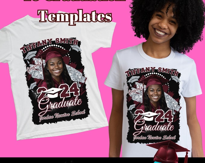 Graduation Template, Graduation Design, Class of 2024, Graduation ...