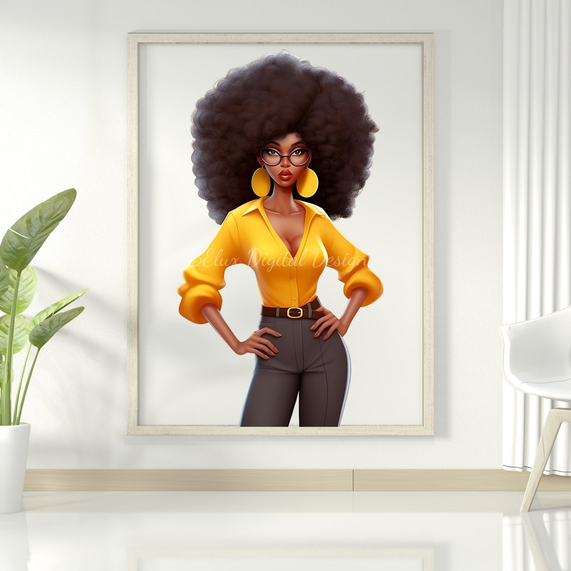 Fashion Girls Clipart, Fashion Illustration, African American Clipart ...