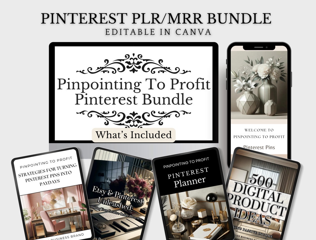 Pinterest Bundle, Pinterest Pin Templates, Etsy and Pinterest, Digital ...