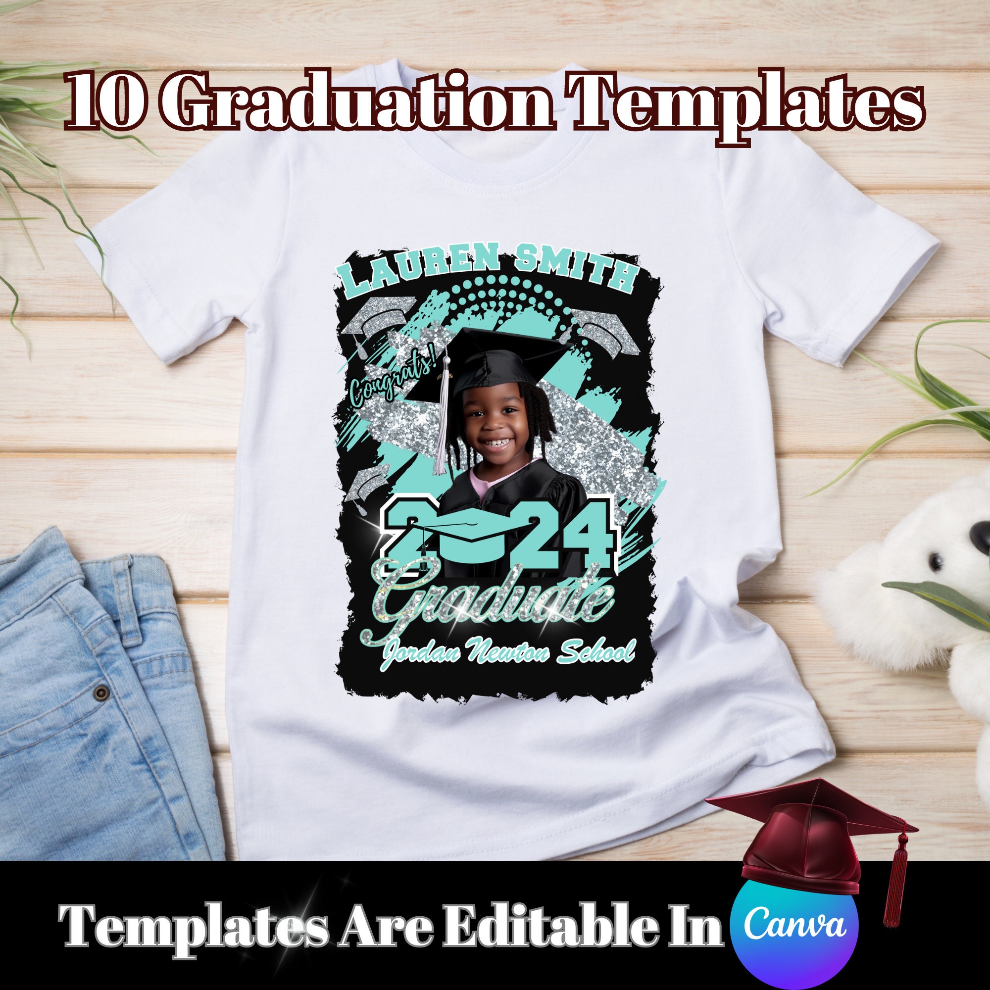 Graduation Template, Graduation Design, Class of 2024, Graduation ...