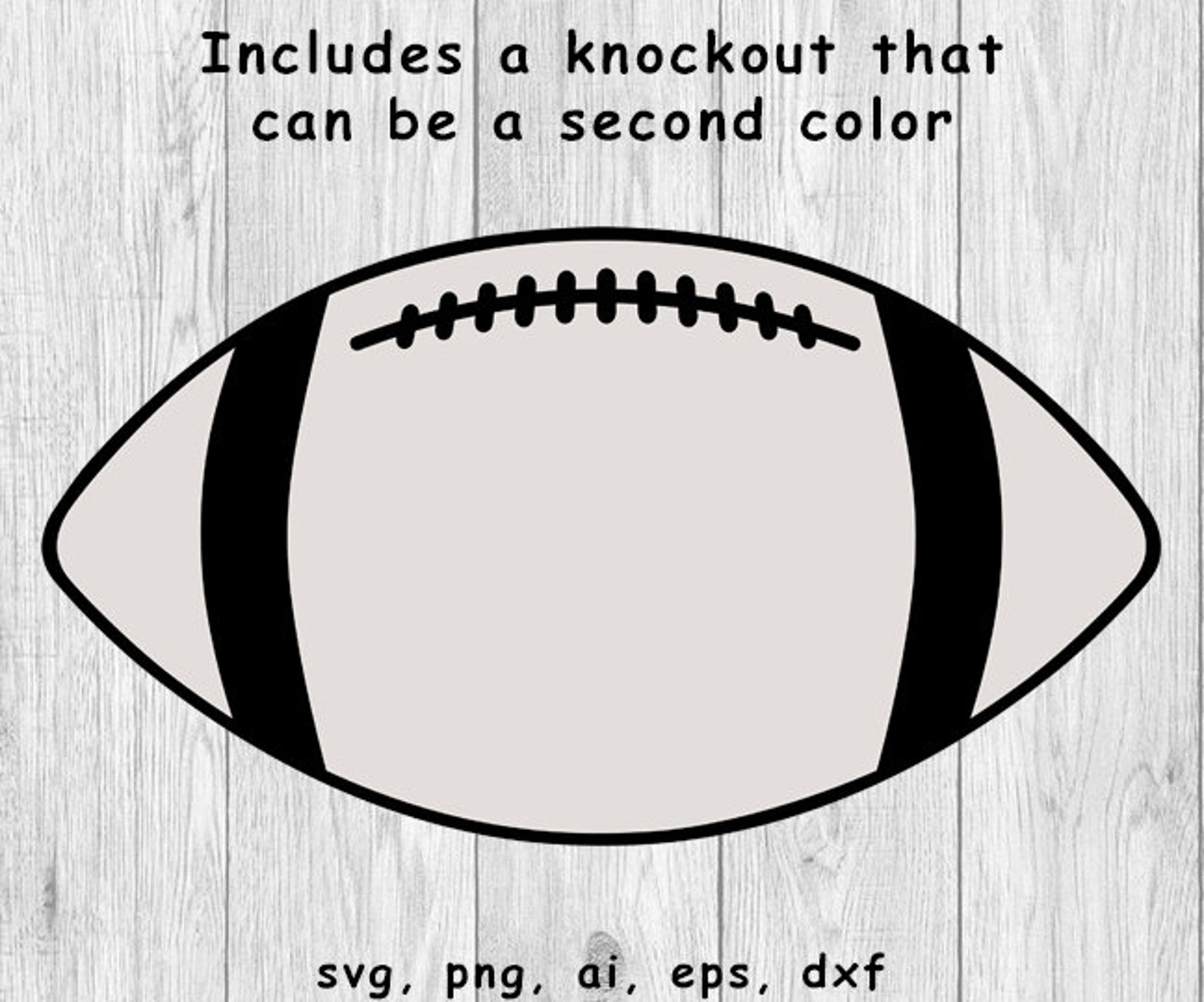 Football svg png ai eps dxf DIGITAL FILES for Cricut | Etsy