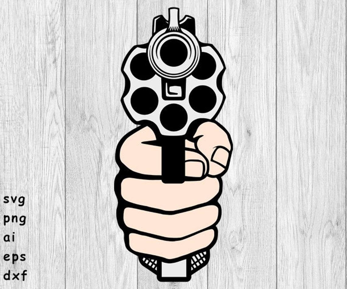 44 Magnum Pistol svg png ai eps dxf DIGITAL FILES for | Etsy