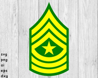 Major Rank Svg | Etsy