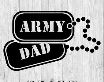 Army Dad Svg | Etsy