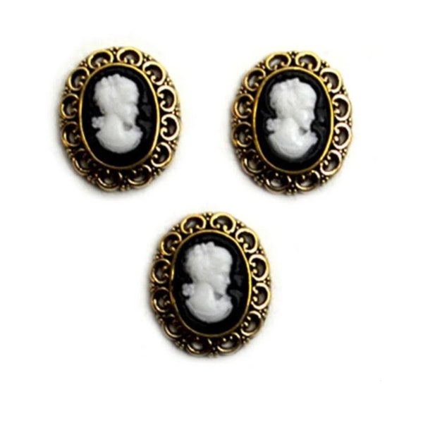 Cameo Buttons - Etsy