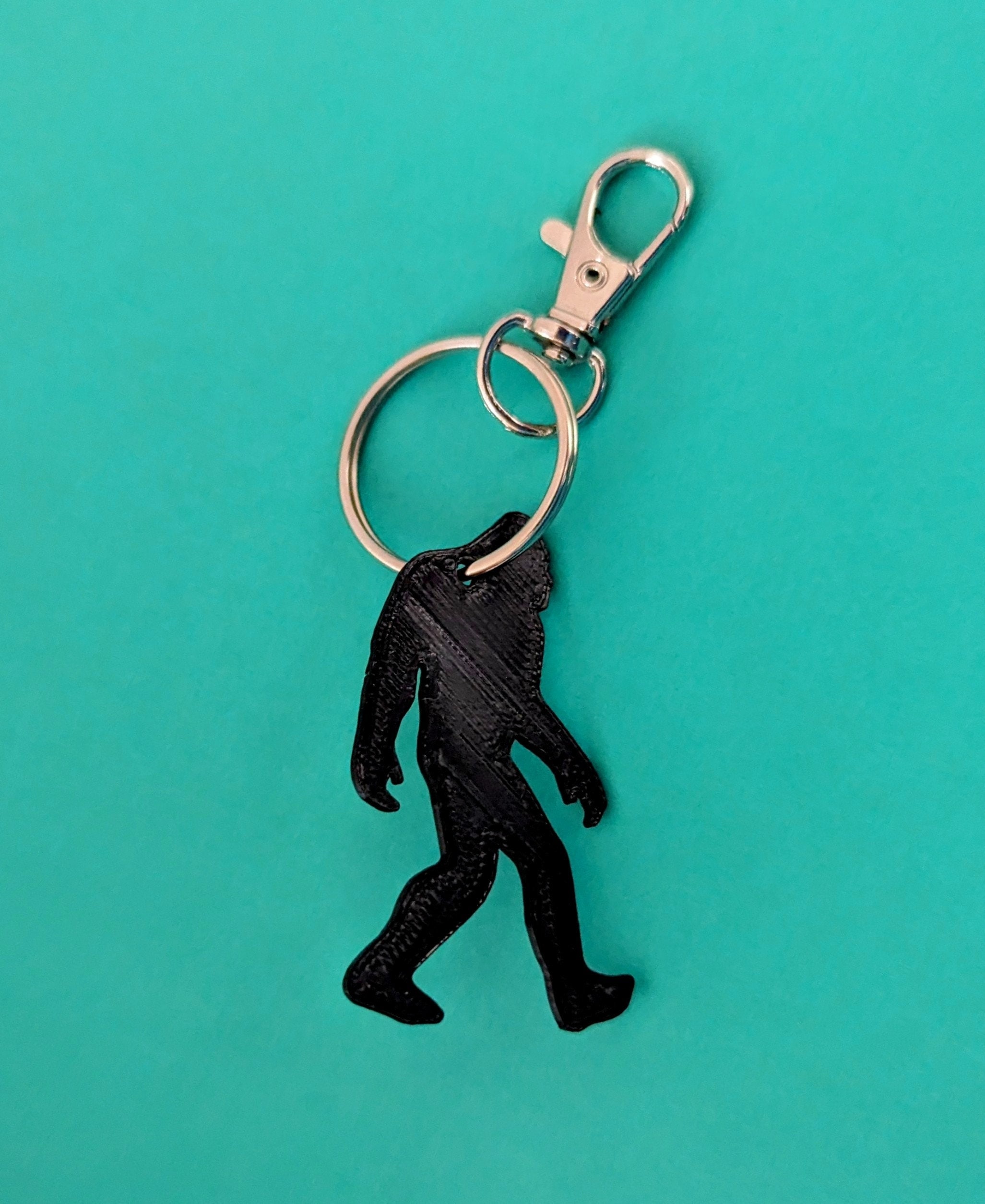 3D Printed Bigfoot Keychain - Etsy