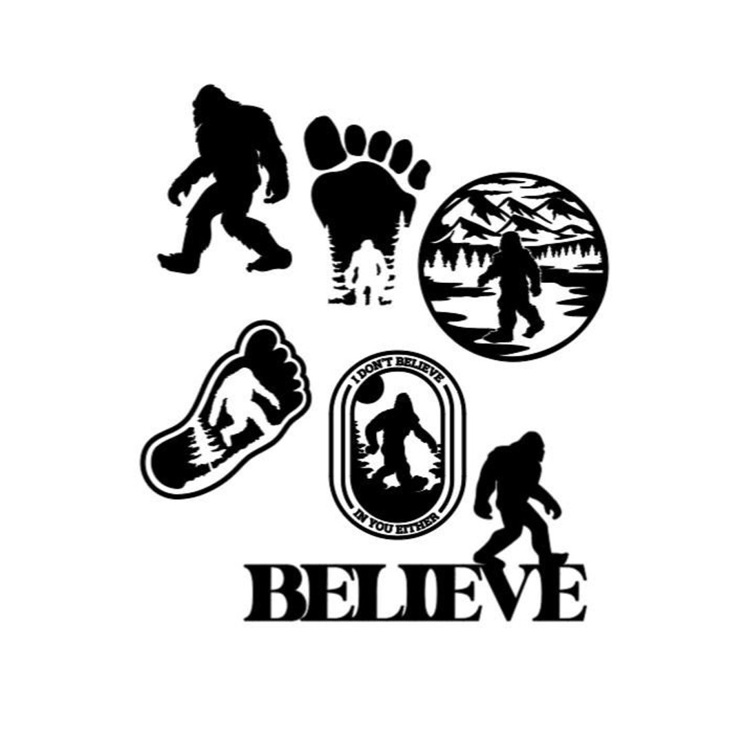 Bigfoot / Sasquatch Vinyl Decal - Etsy