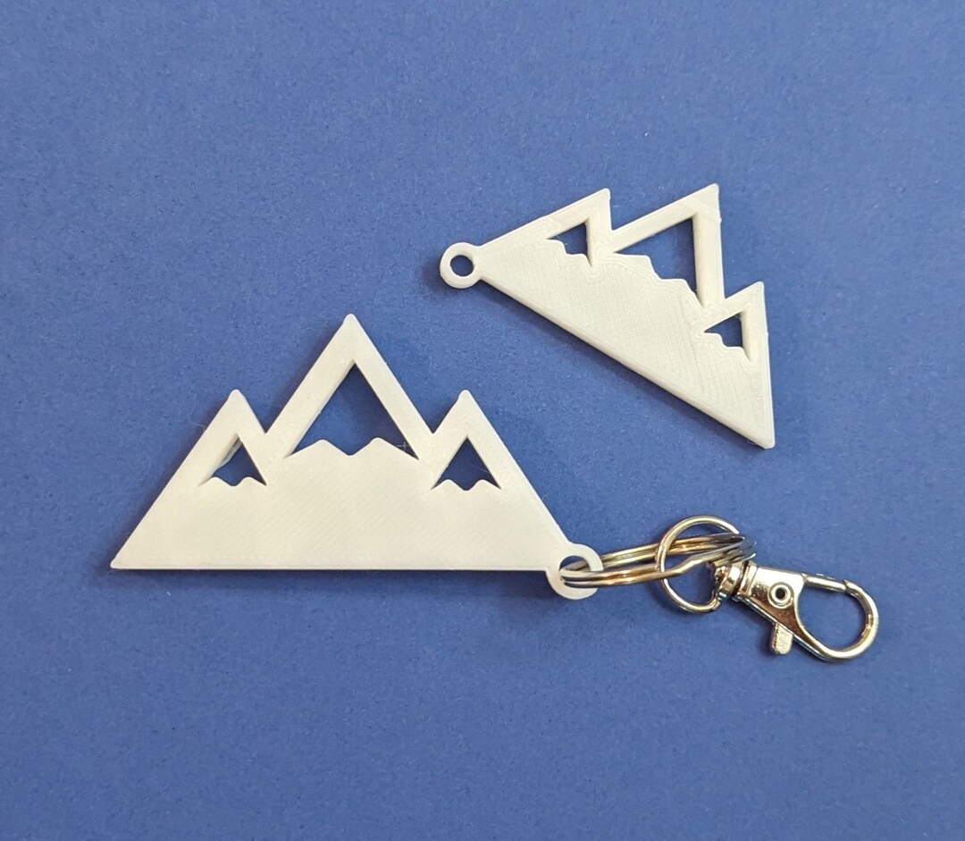 White Mountain Range Keychain - Etsy