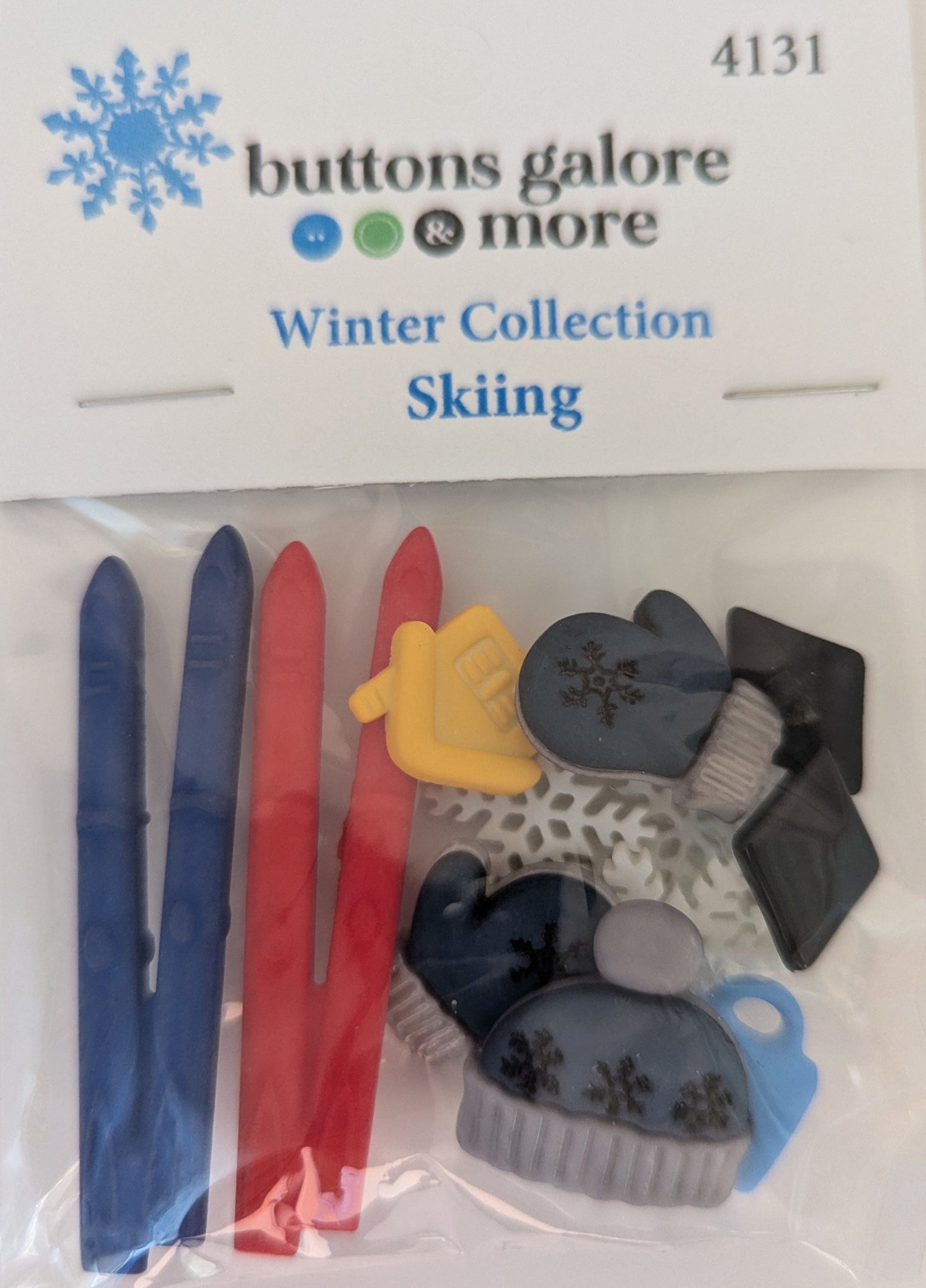 Winter Collection Skiing Buttons - Etsy