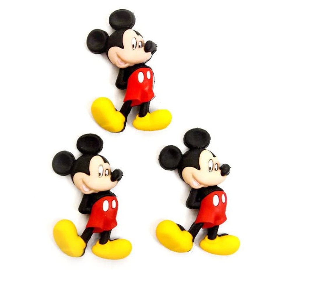 Disney Mickey Mouse Flat Back Buttons Jesse James Dress It up Style 1 ...