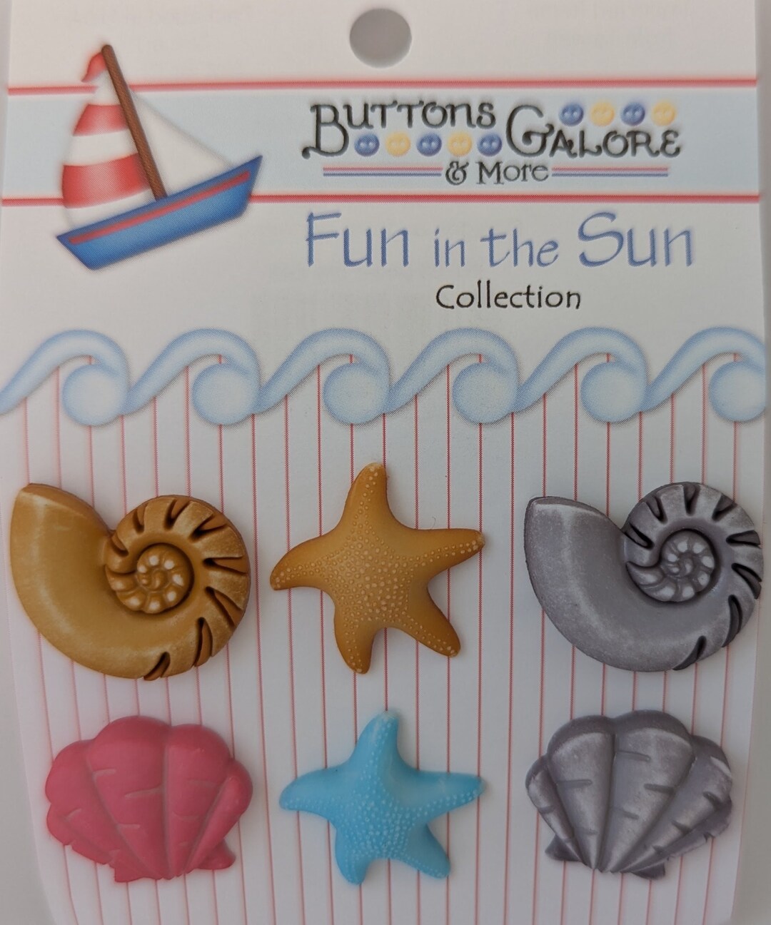 Beachcomber Nautical Seashell Shank Back Buttons - Etsy