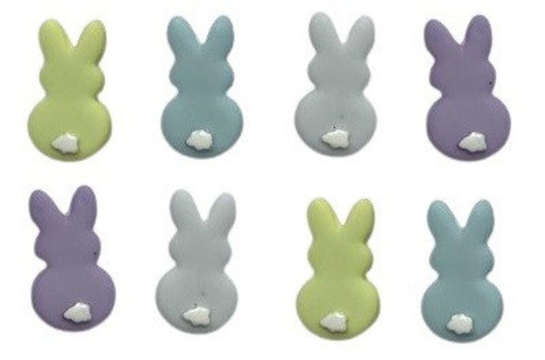 Hoppy Easter Shank Back Easter Bunny Buttons - Etsy