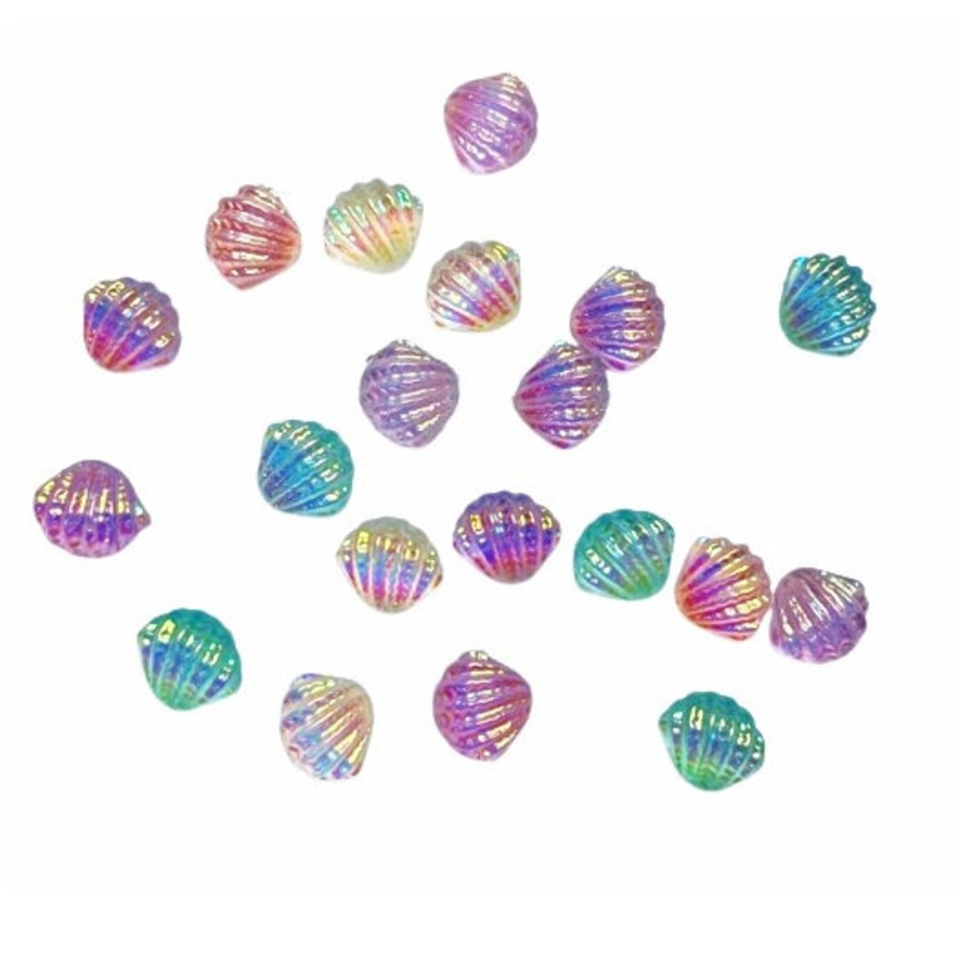 Shelly's Buttons Tiny Iridescent Seashell Embellishments - Etsy