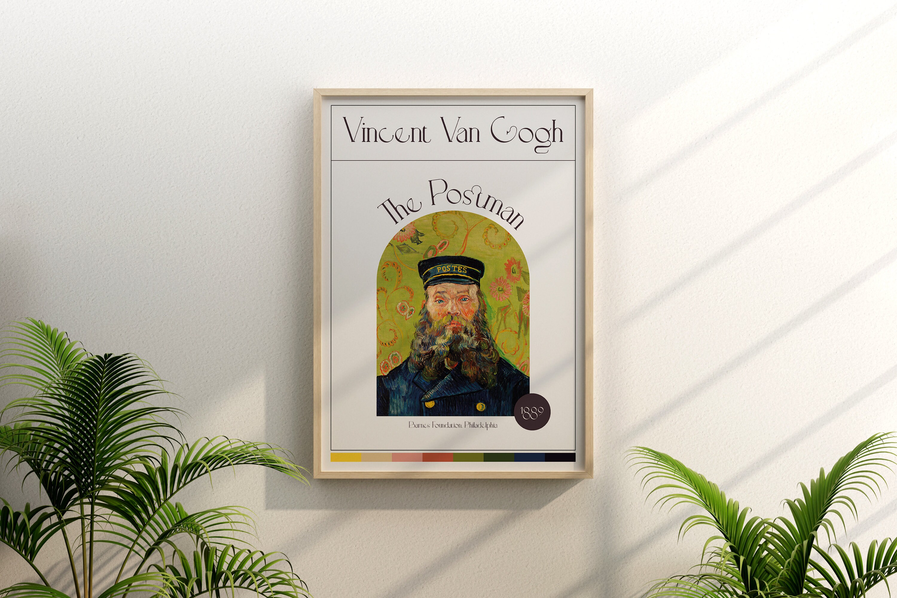 Vincent Van Gogh the Postman Digital Print Van Gogh Wall Art | Etsy