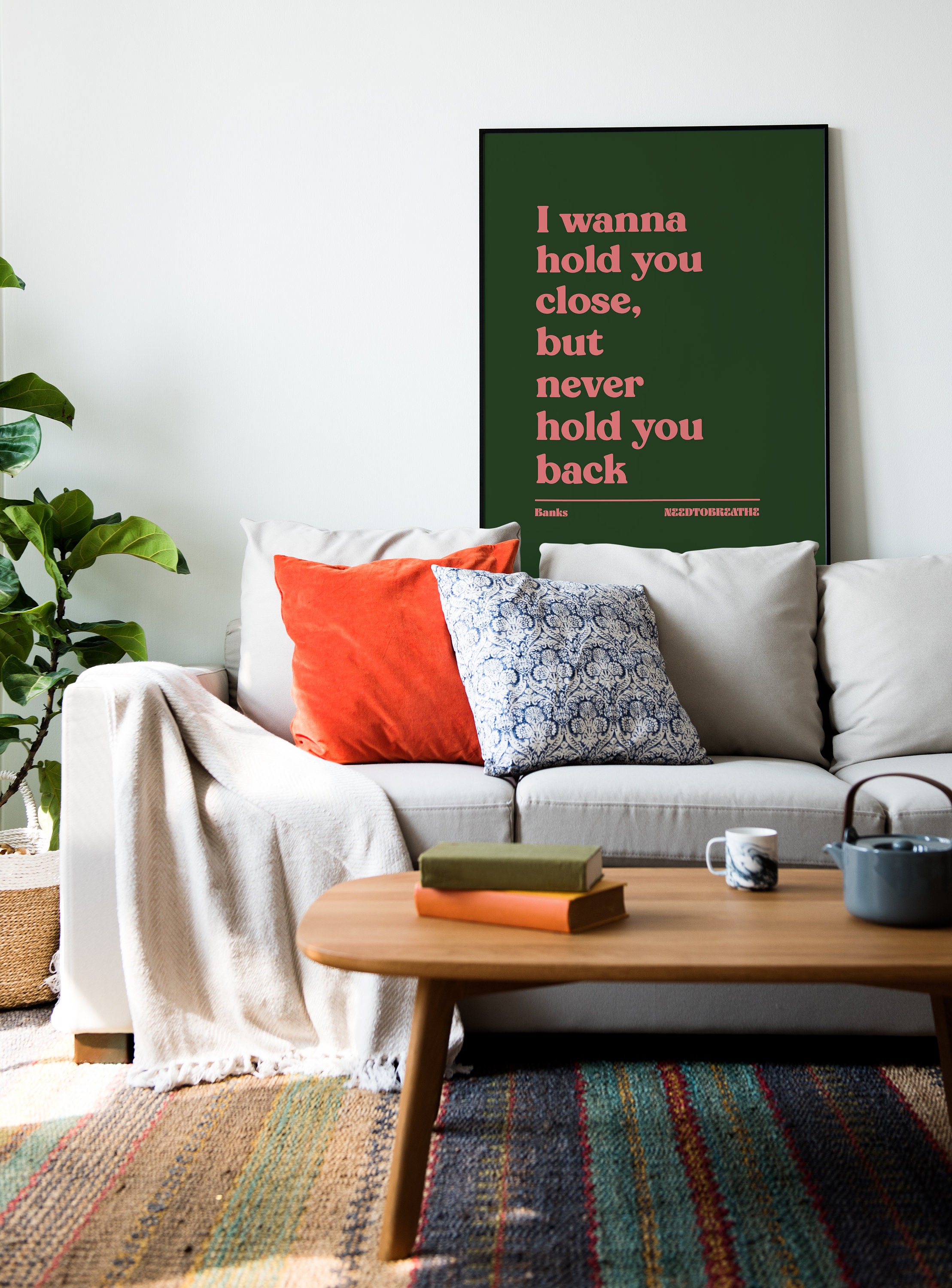 Custom Song Lyric Poster: Personalized Music Wall Art (digital Download ...