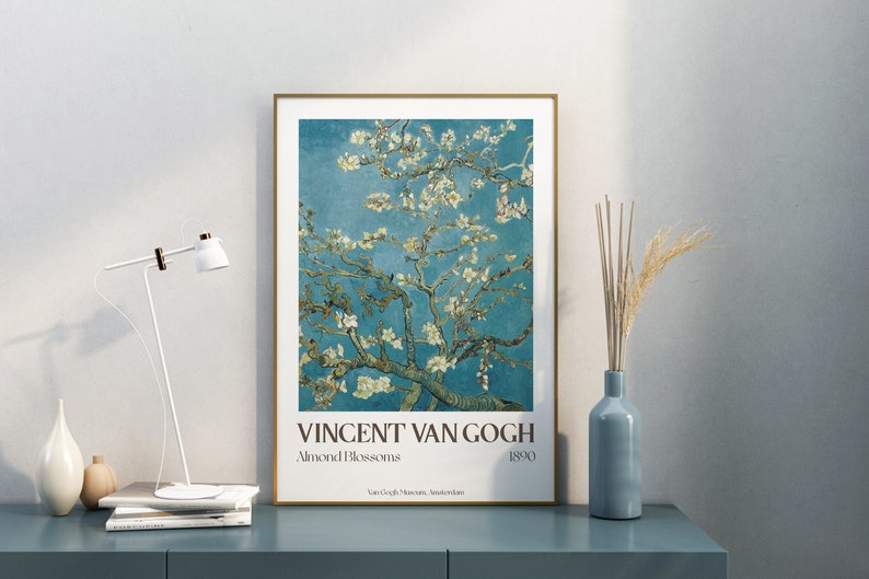 Vincent Van Gogh Almond Blossoms Digital Print Van Gogh Art - Etsy