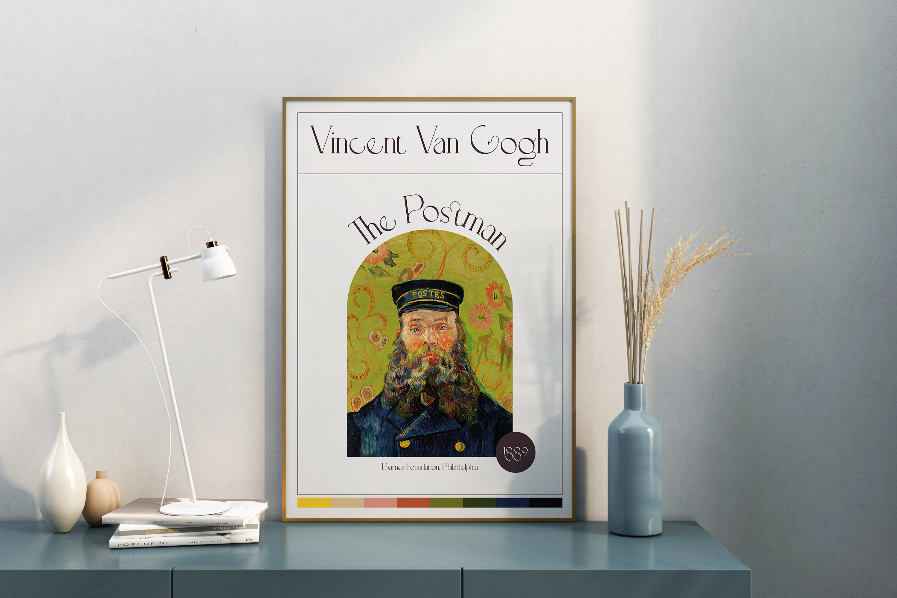 Vincent Van Gogh the Postman Digital Print Van Gogh Wall Art | Etsy
