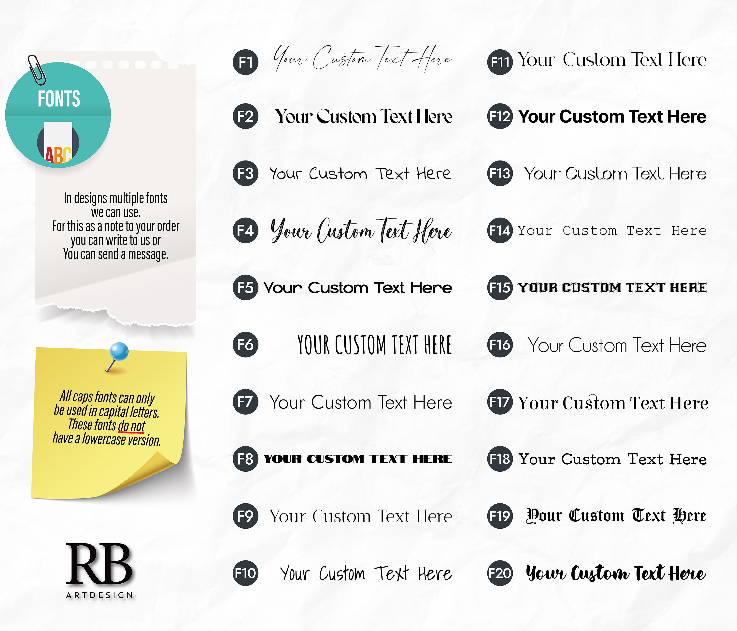 Digital Custom 3D Quote Poster Custom Colorful Quote Wall - Etsy