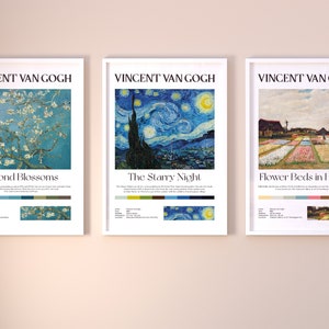 Vincent Van Gogh the Starry Night Digital Print, Van Gogh Art Print ...