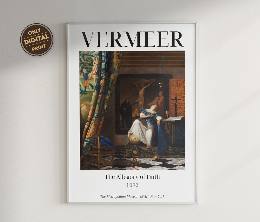 Johannes Vermeer the Allegory of Painting Digital Print, the Art of ...