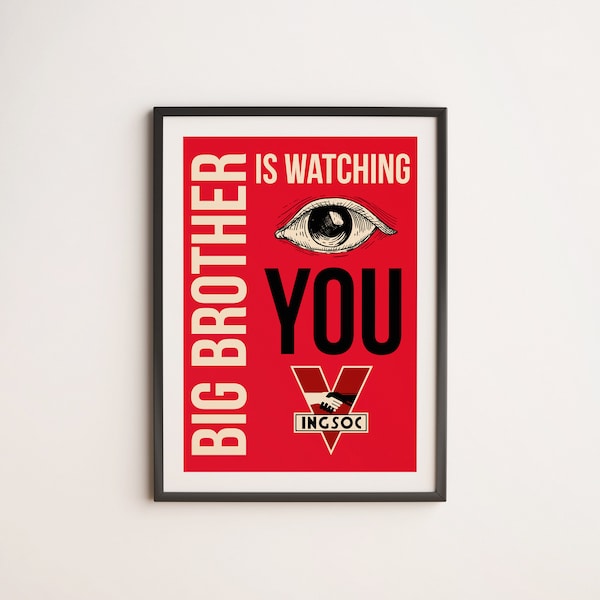 1984 Big Brother Poster - Etsy